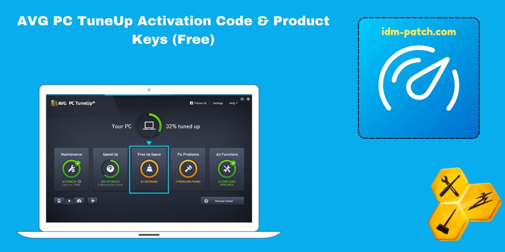 Windows System Tune Up AVG PC TuneUp 2025 – 1 PC, 1 Year Full Version ...